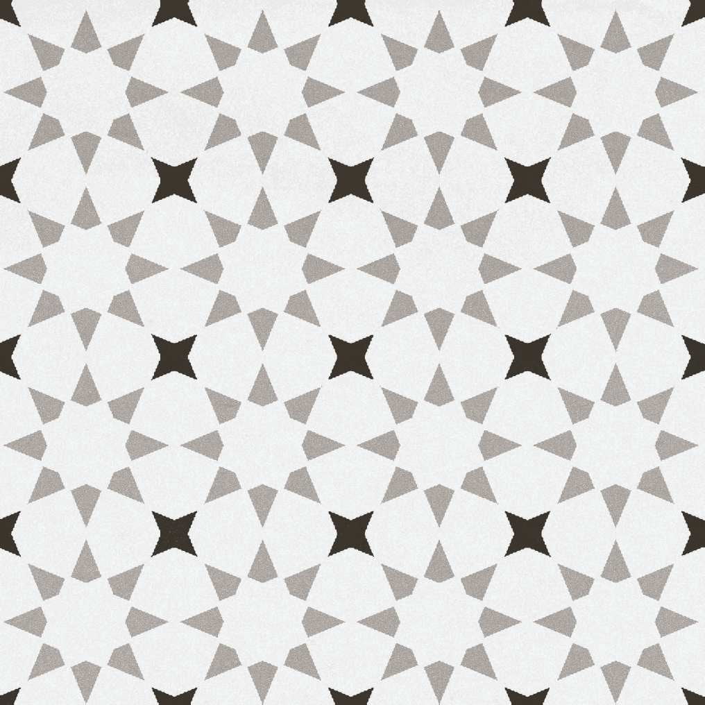 SAMPLE-Bliss Deco Blue 8-in. Encaustic Spanish/Moroccan Patterned ...