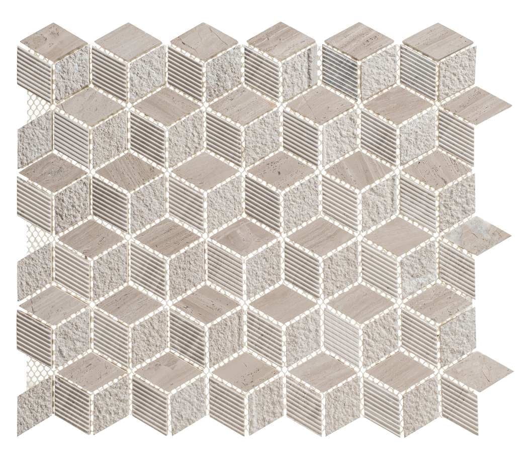 SAMPLE-Cubit 1" x 2" Marble Grid Mosaic Wall & Floor Tile - Walmart.com