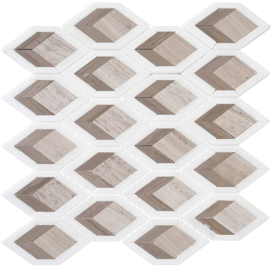 SAMPLE-Easton Fawn Brown 3-in. x 5-in. Novelty Glossy Glass Natural ...