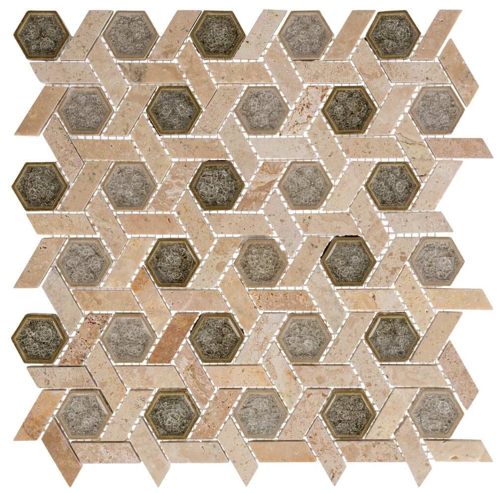 SAMPLE-Exploration Israel Herod 1-in. Natural Stone Mosaic Tile ...