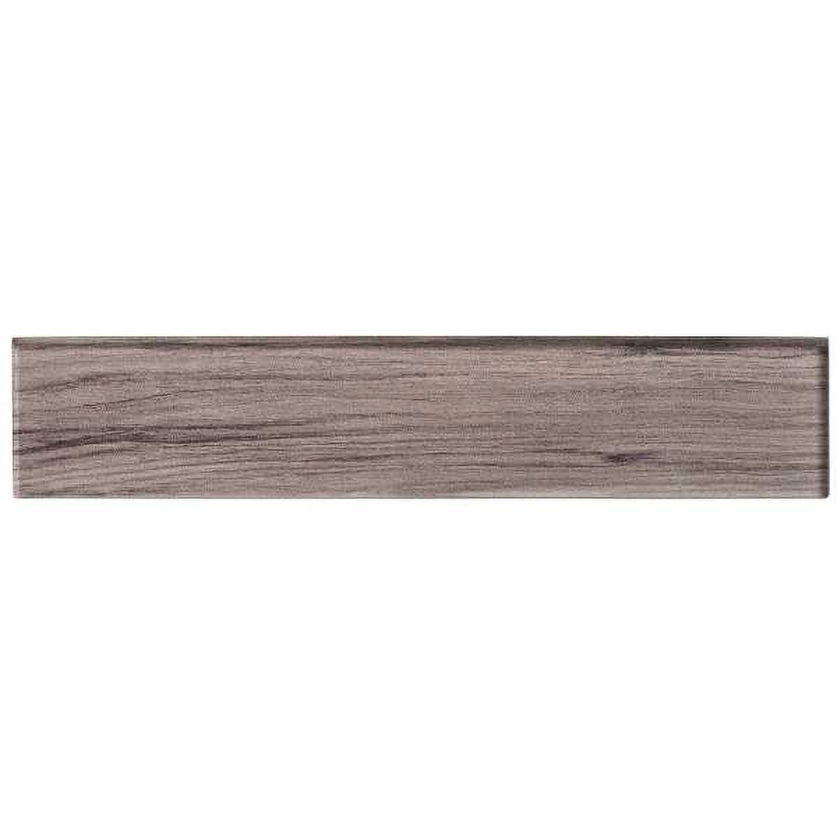 SAMPLE-Gudov 3" x 14" Glass Wood Look Subway Tile - Walmart.com