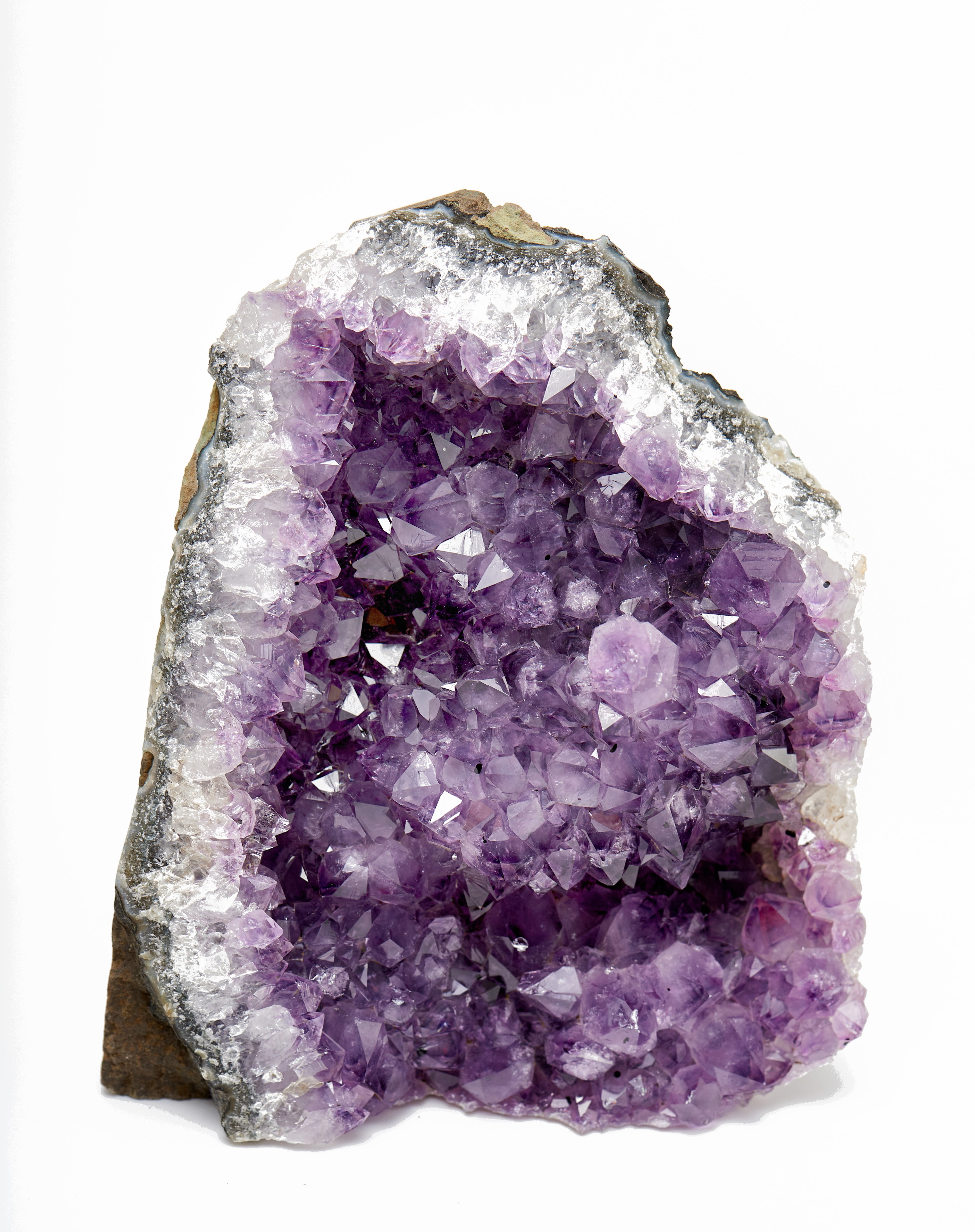 SAMSARI Natural Amethyst Cluster (2 to 3 lbs) Purple Quartz Crystal ...