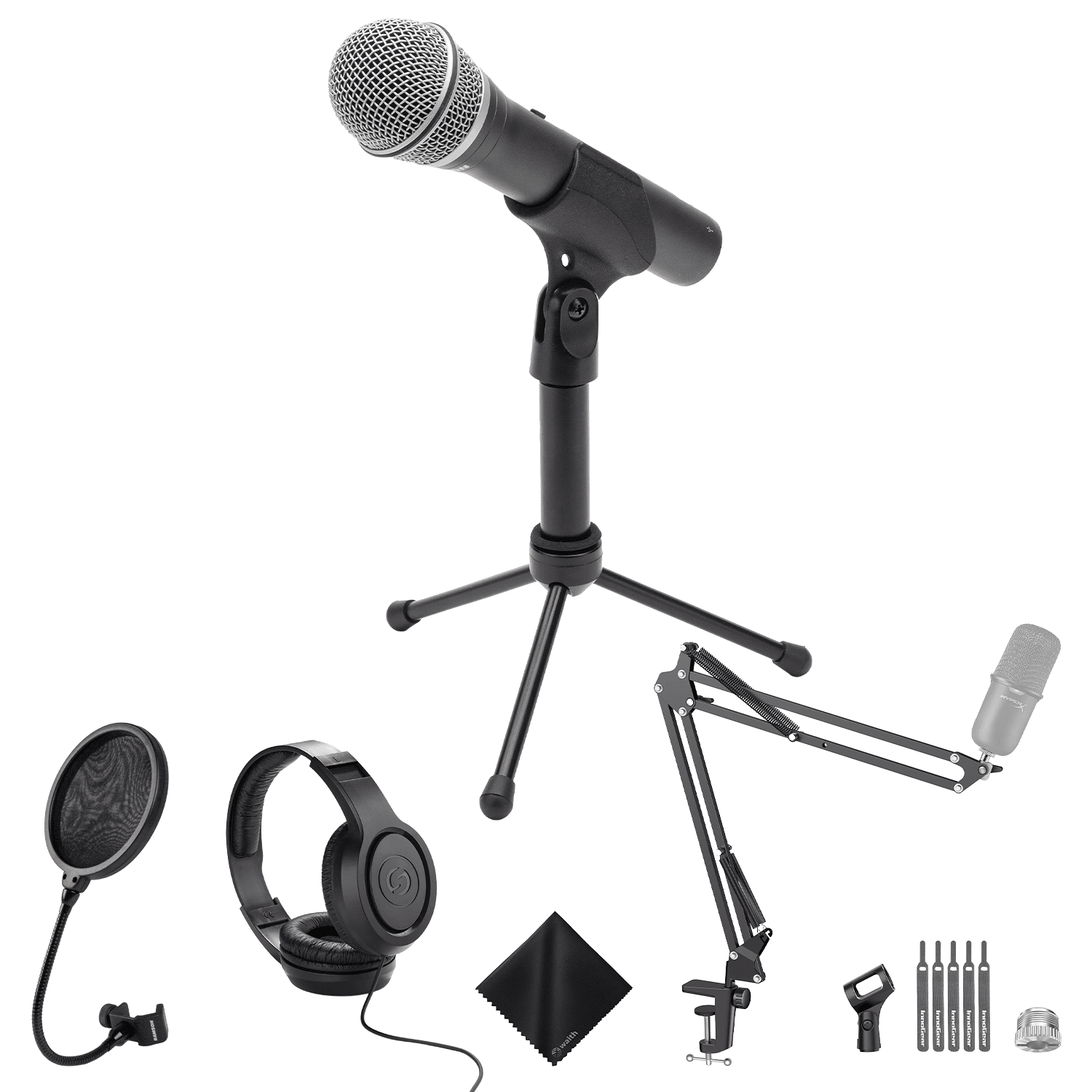 SAMSON Q2U USB/XLR Connectivity Dynamic Microphone with Accessories ...