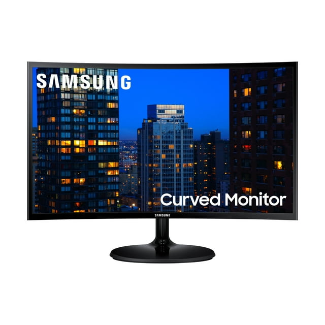 SAMSUNG Gaming 24" Curved 390C Series LED FHD Monitor with AMD FreeSync ...