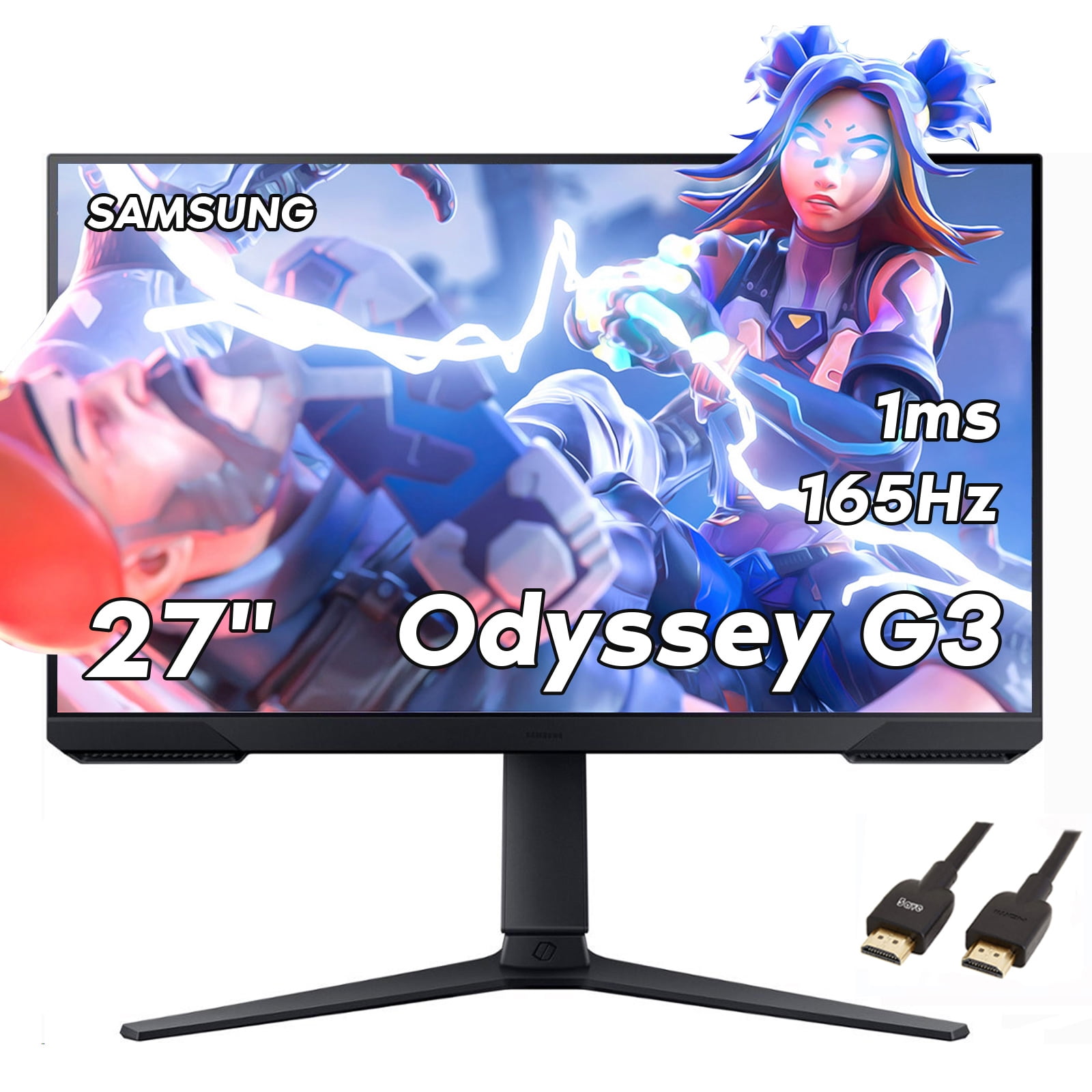 SAMSUNG 27" Odyssey G32A Series FHD Gaming Monitor, 165Hz, 1ms, VESA ...