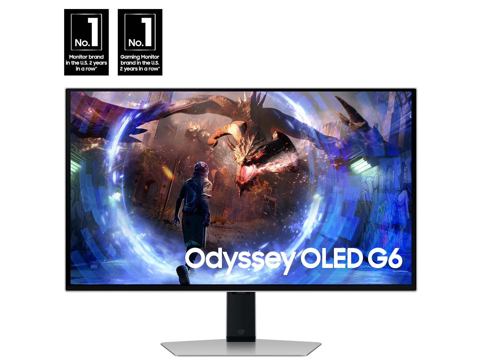 SAMSUNG 27" Odyssey OLED G6 (G60SD) QHD 360Hz 0.03ms FreeSync™ Premium ...