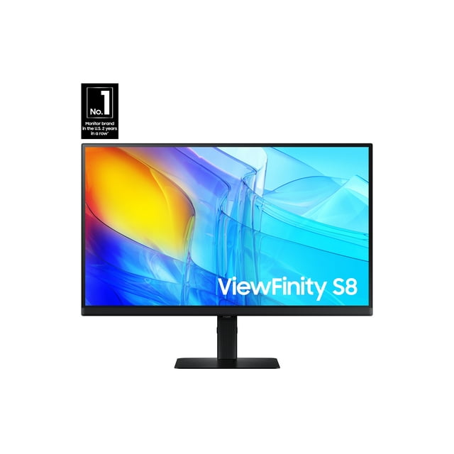 SAMSUNG 27" ViewFinity S8 (S80D) 4K UHD HDR10 High Resolution Monitor ...