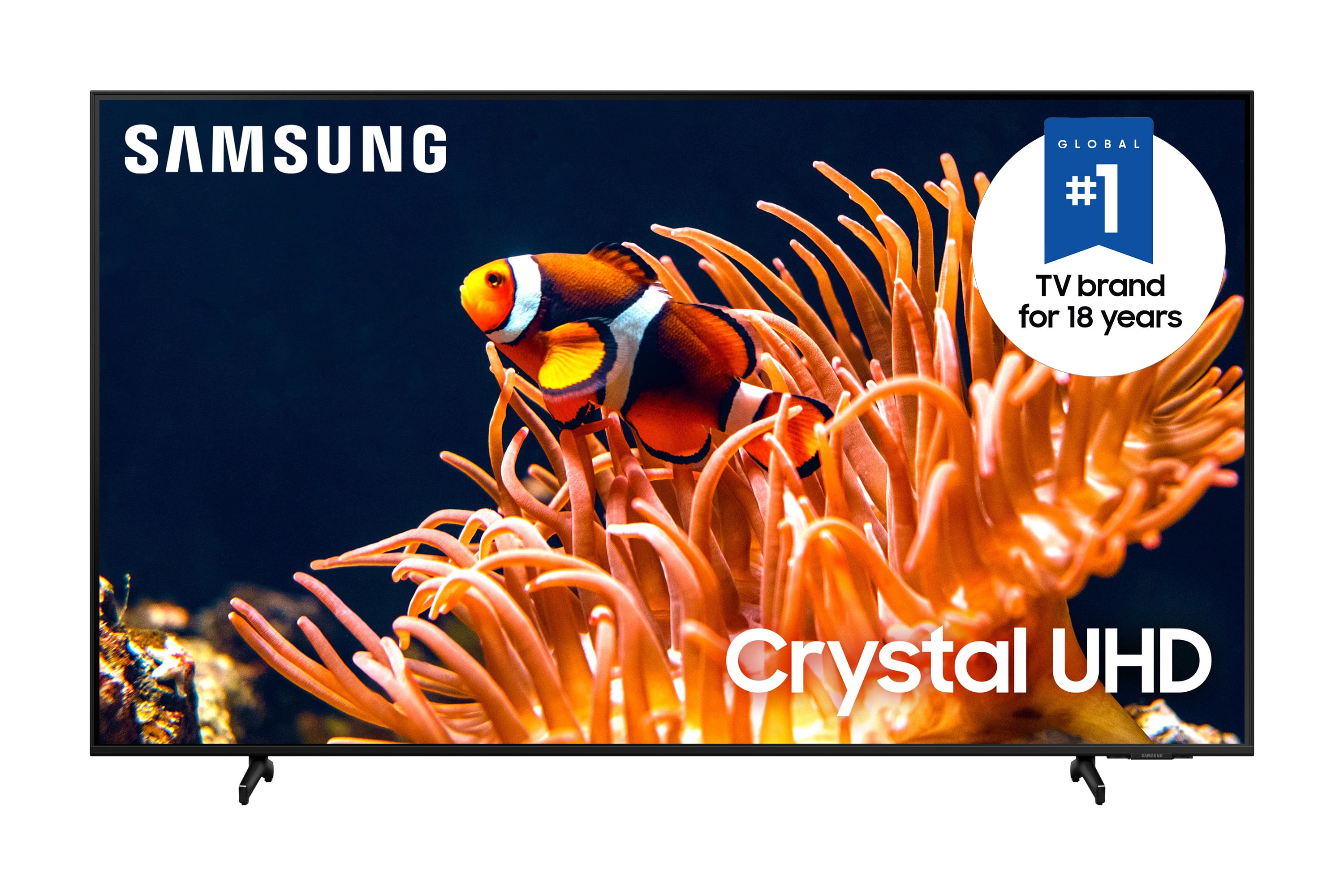 SAMSUNG 65” Class DU8000B Crystal UHD 4K Smart TV UN65DU8000BXZA 2024 ...