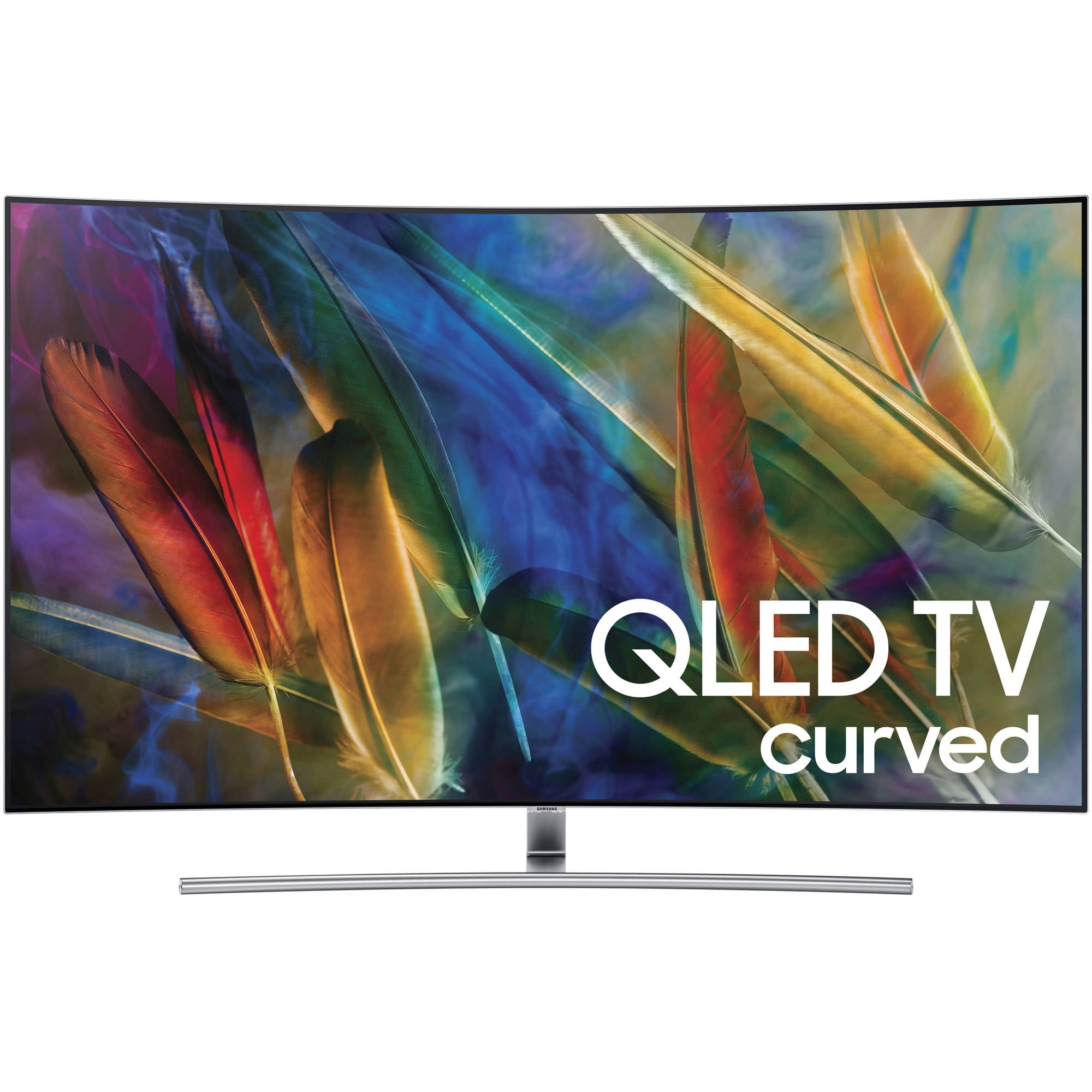 SAMSUNG 65" class curved 4K (2160P) Ultra HD Smart QLED HDR TV ...