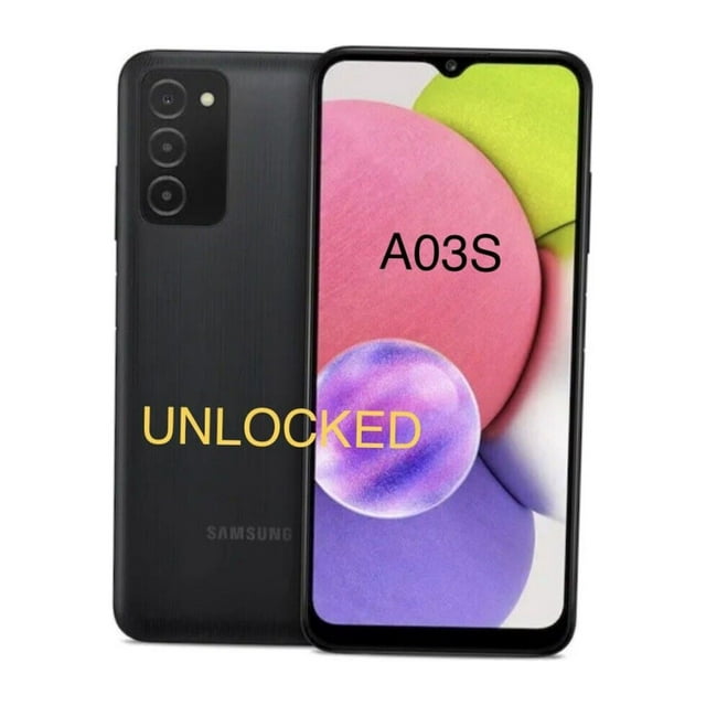 Good Condition SAMSUNG Galaxy A03s Unlocked Android Smartphone, 32GB, 3 ...