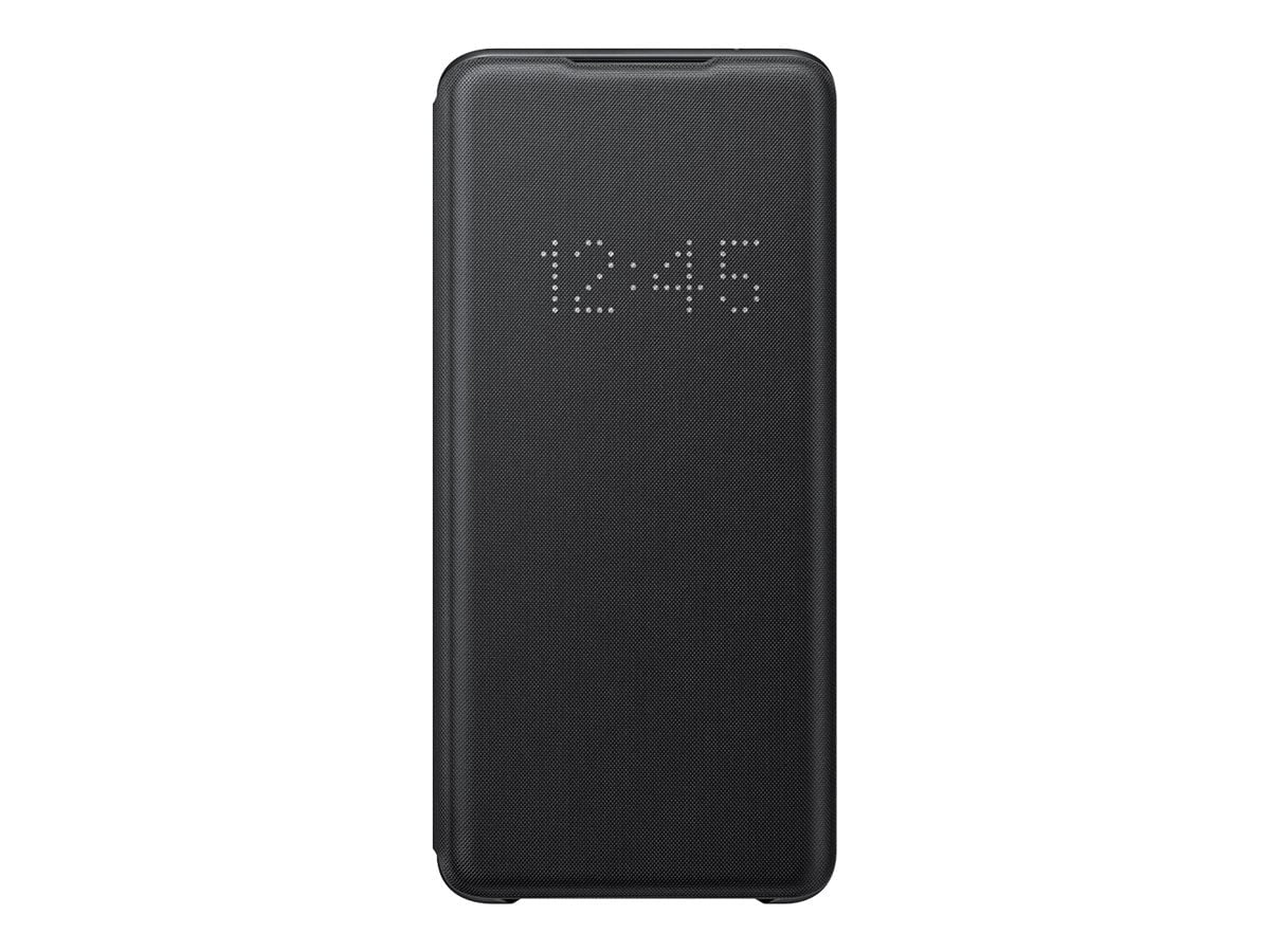 Samsung LED Wallet Cover EF-NG988 - Flip cover for cell phone - black ...