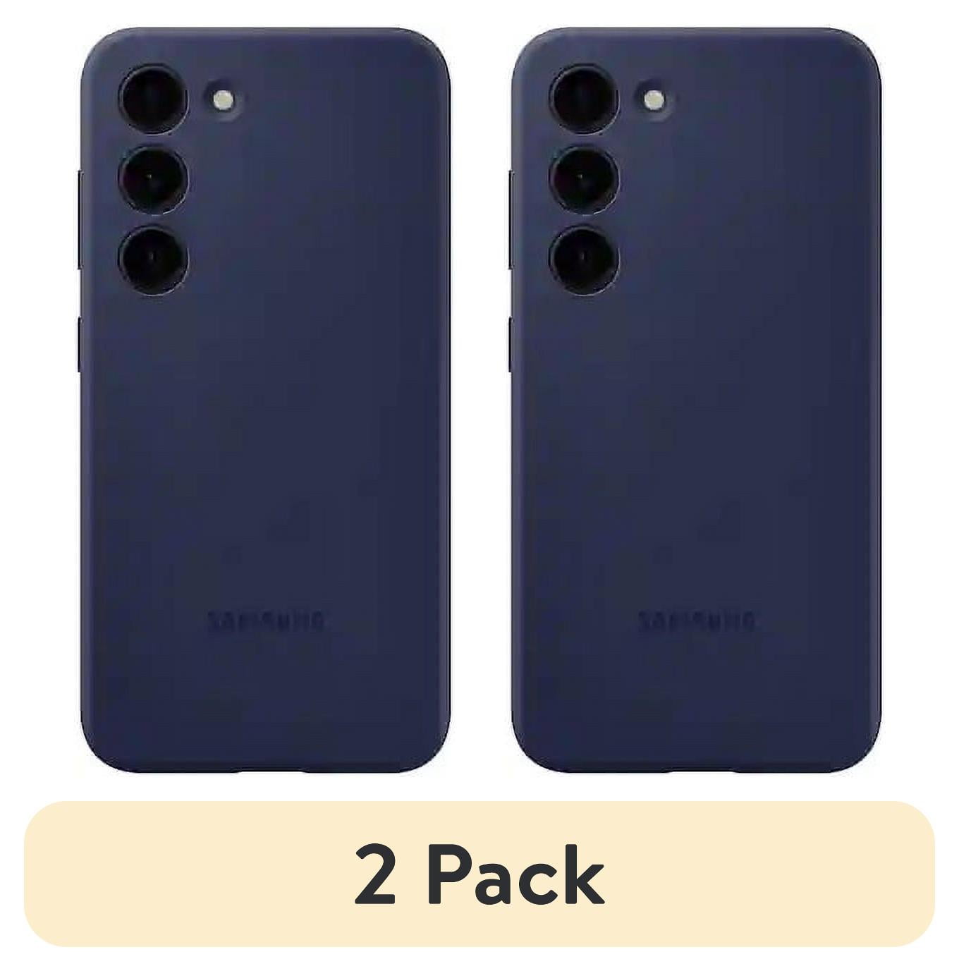 (2 pack) SAMSUNG Galaxy S23, Silicone Case, Navy - Walmart.com