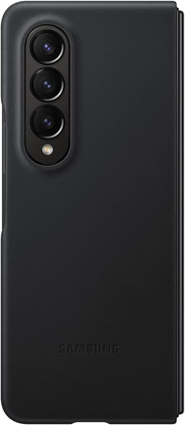 SAMSUNG Galaxy Z Fold 4 Case - Leather Cover, Protective, Premium ...