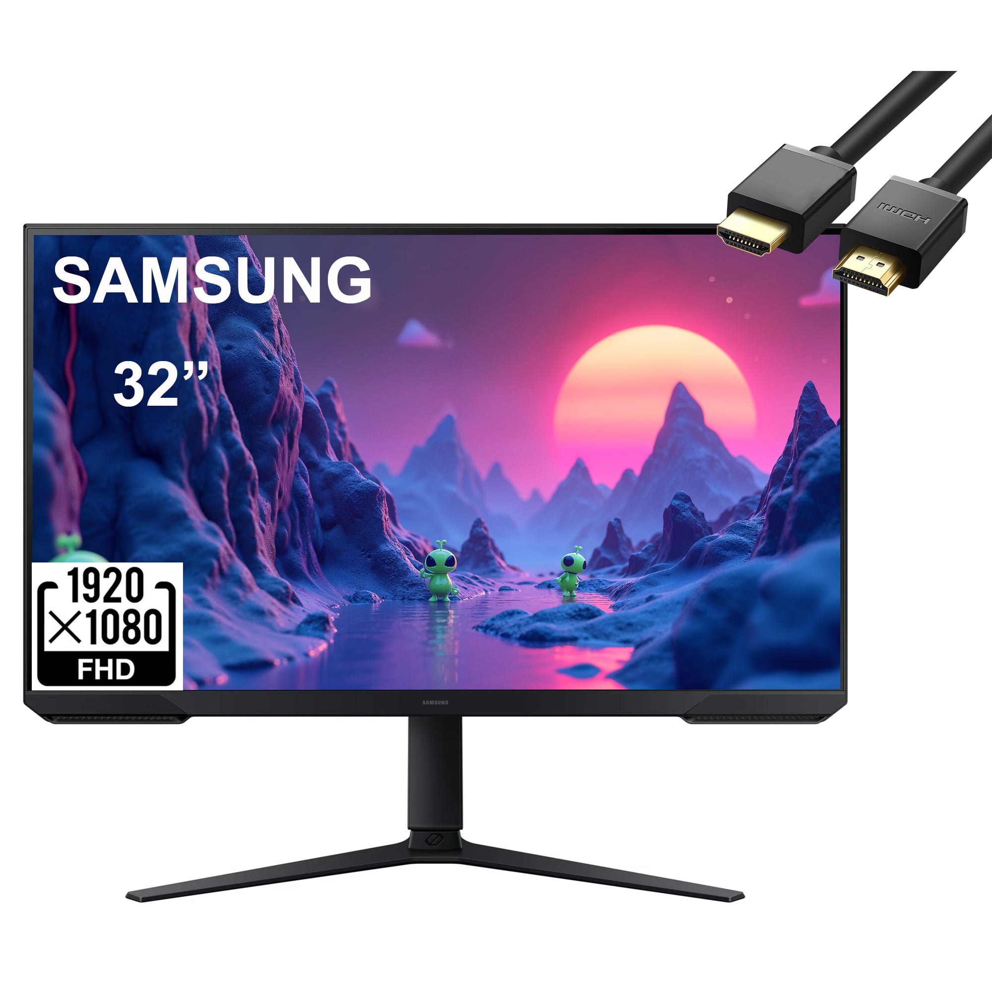 SAMSUNG Odyssey 32" FHD Display Gaming Monitor, 180Hz, 1ms, AMD ...