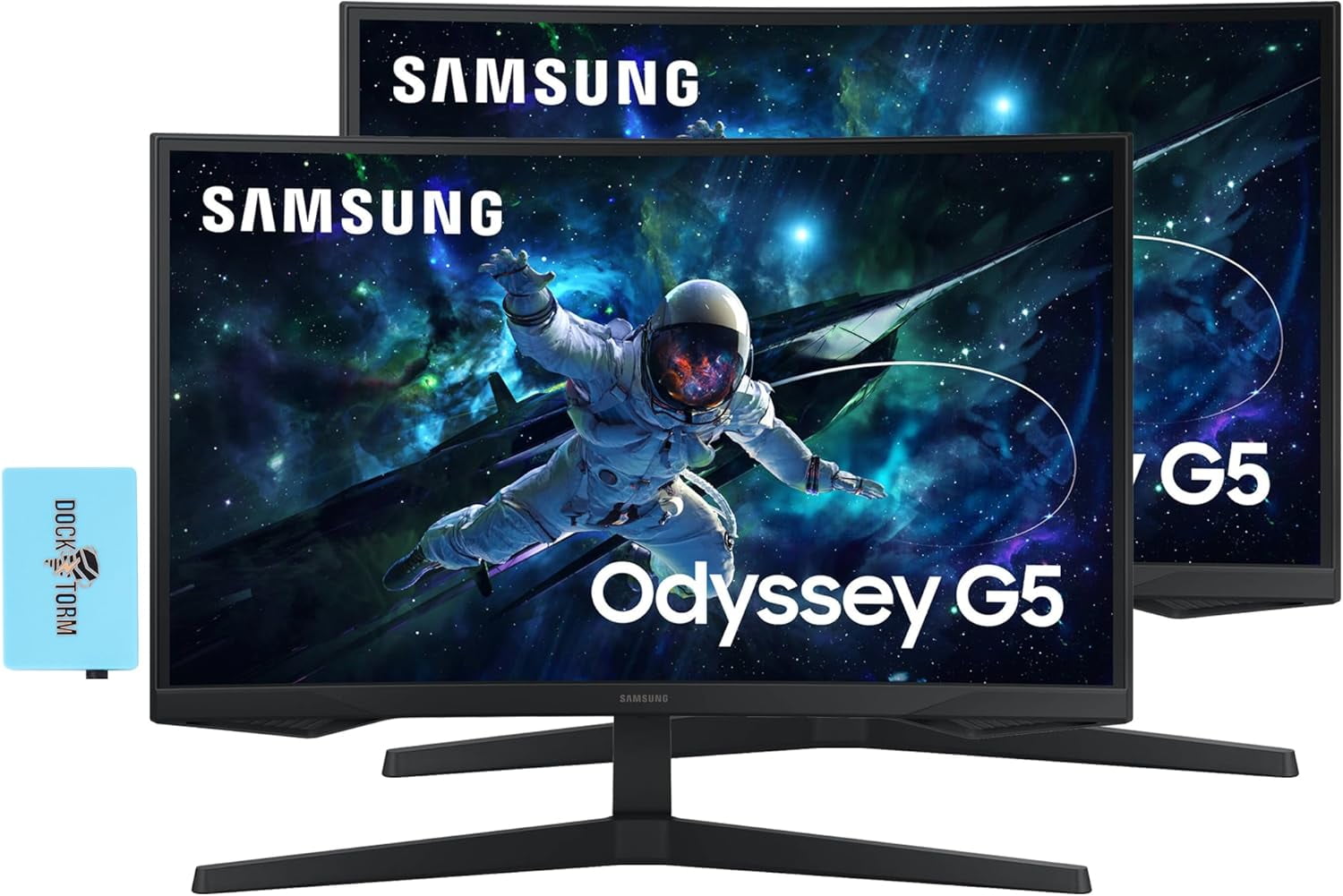SAMSUNG Odyssey 32" QHD VA (2560x1440) Curved FreeSync Monitor Bundle ...