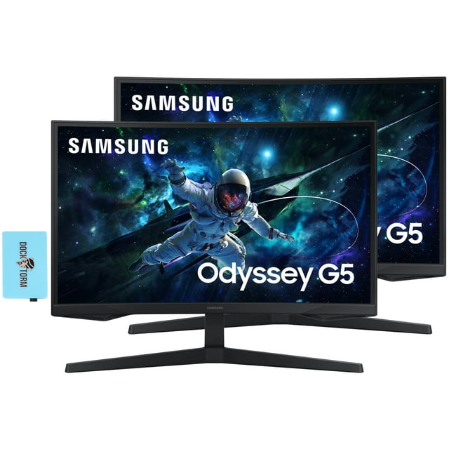 SAMSUNG Odyssey G55C Curved Monitor LS32CG552ENXZA Bundle with Docztorm ...