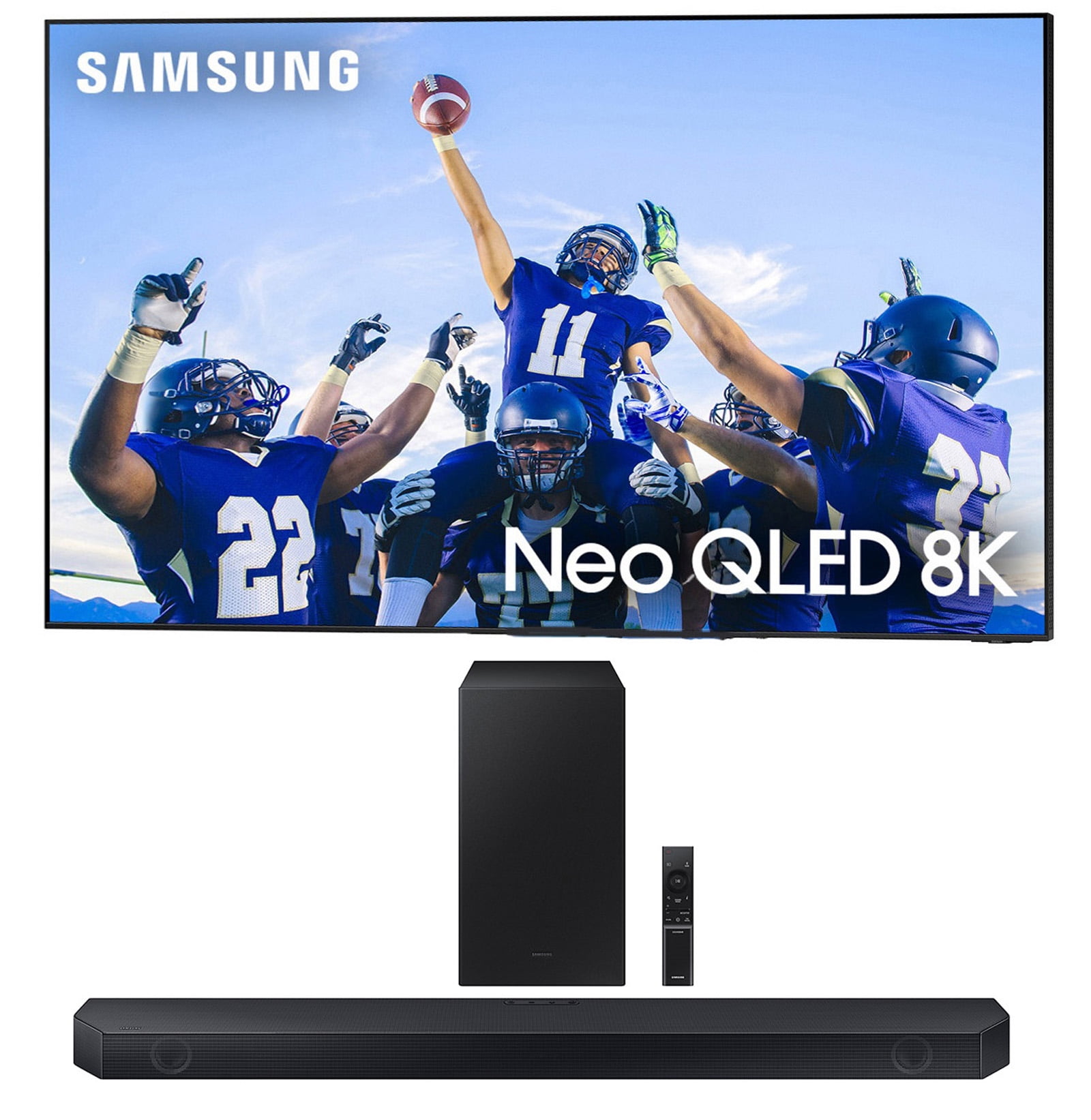 Samsung 85 Inch Neo QLED 8K Smart TV with Dolby Atmos & HW-Q60C 3.1ch ...