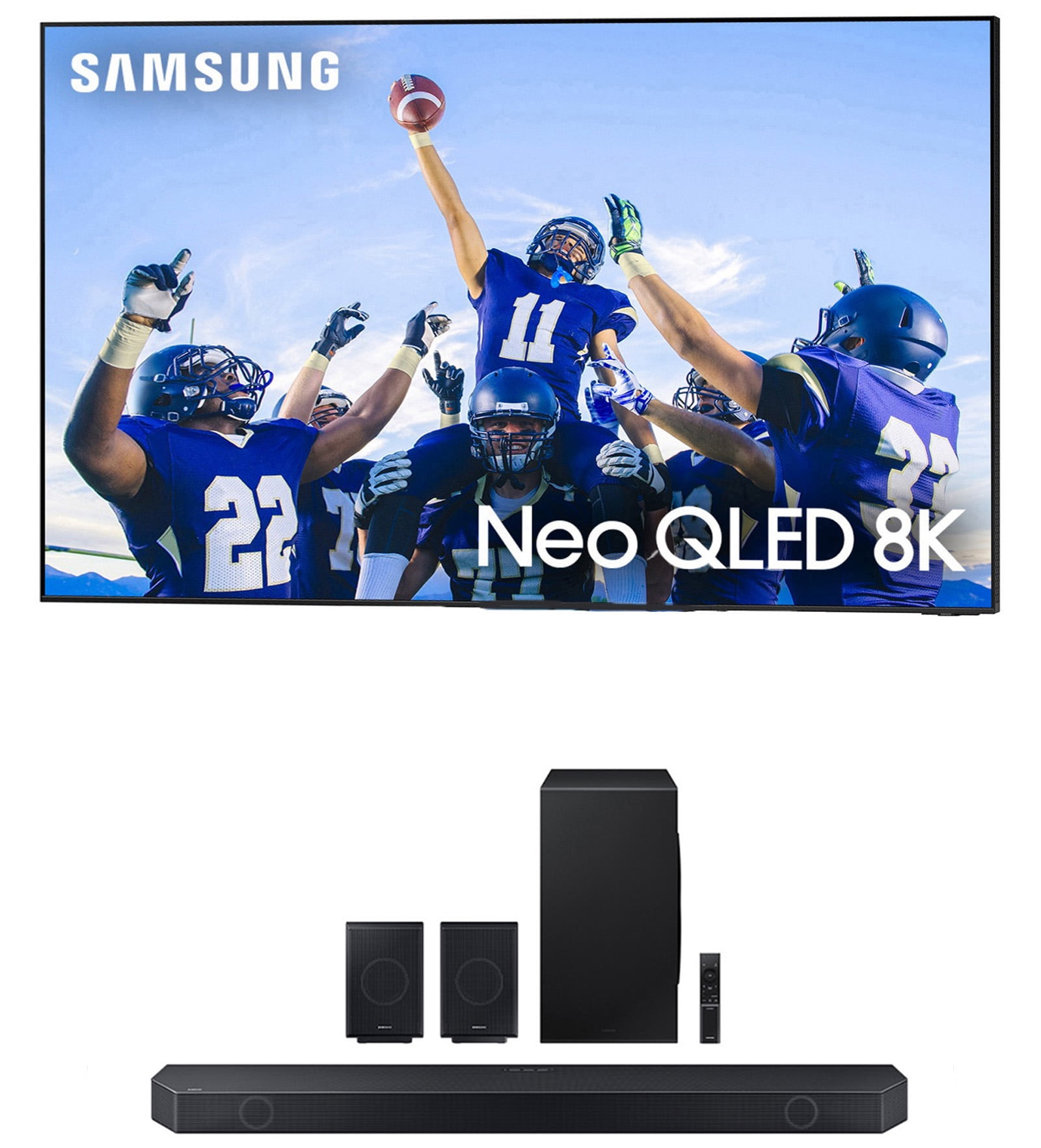 Samsung QN85QN800CFXZA 85" Neo QLED 8K Smart TV with Soundbar & Remote ...