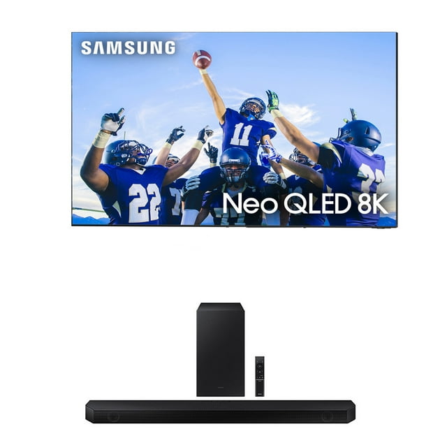 Samsung 85 Inch Neo QLED 8K Smart TV with Infinity Screen & HW-Q600C 3.1.2ch Soundbar, Subwoofer ...