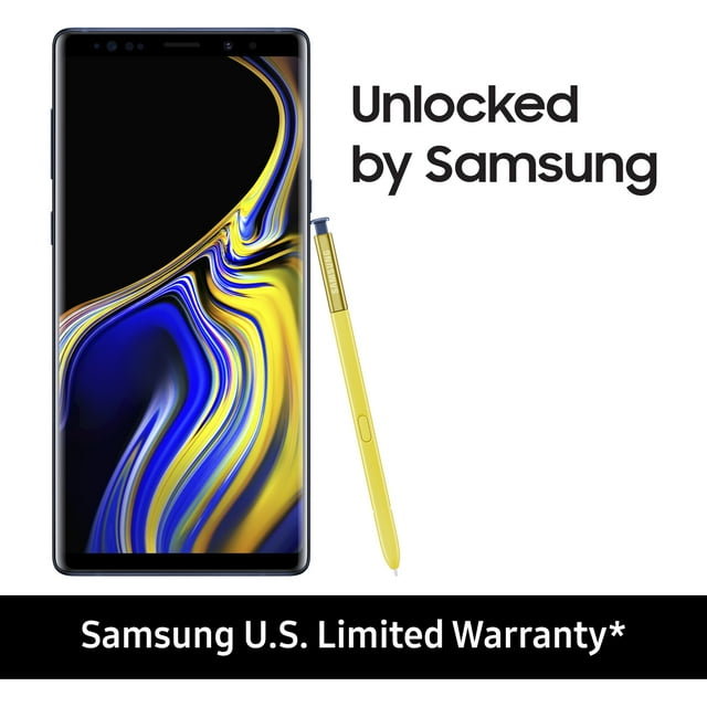 SAMSUNG Unlocked Galaxy Note 9, 128GB Color - Smartphone - Walmart.com