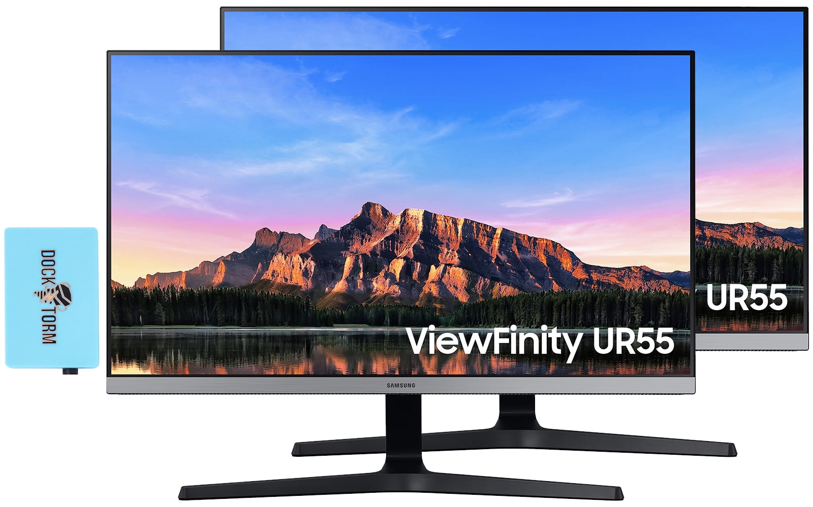 SAMSUNG ViewFinity UR55 FreeSync Monitor LU28R550UQNXZA w/Docztorm Dock ...