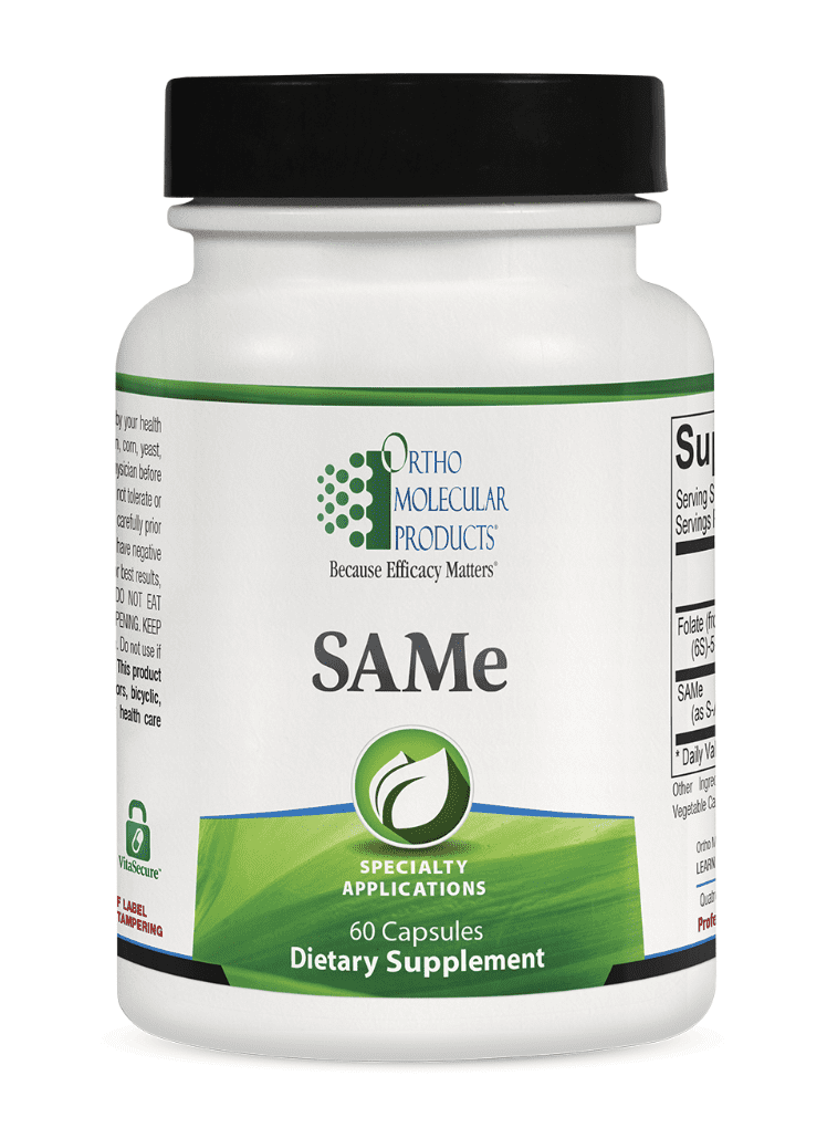 SAMe (60 capsules) by Ortho Molecular Products 60ct - Walmart.com