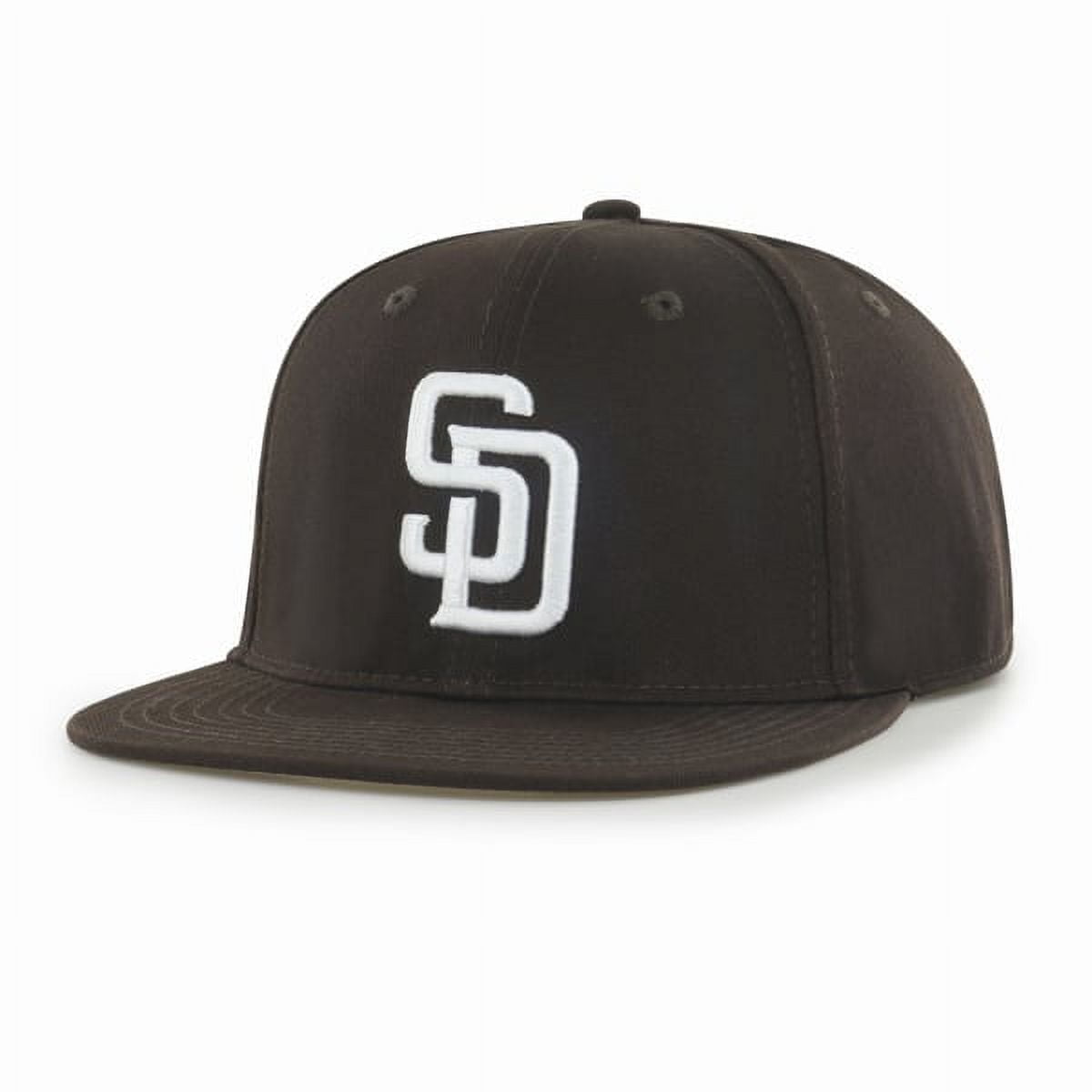 MLB San Diego Padres Primary Team Color Flat Bill Snap Back Hat ...
