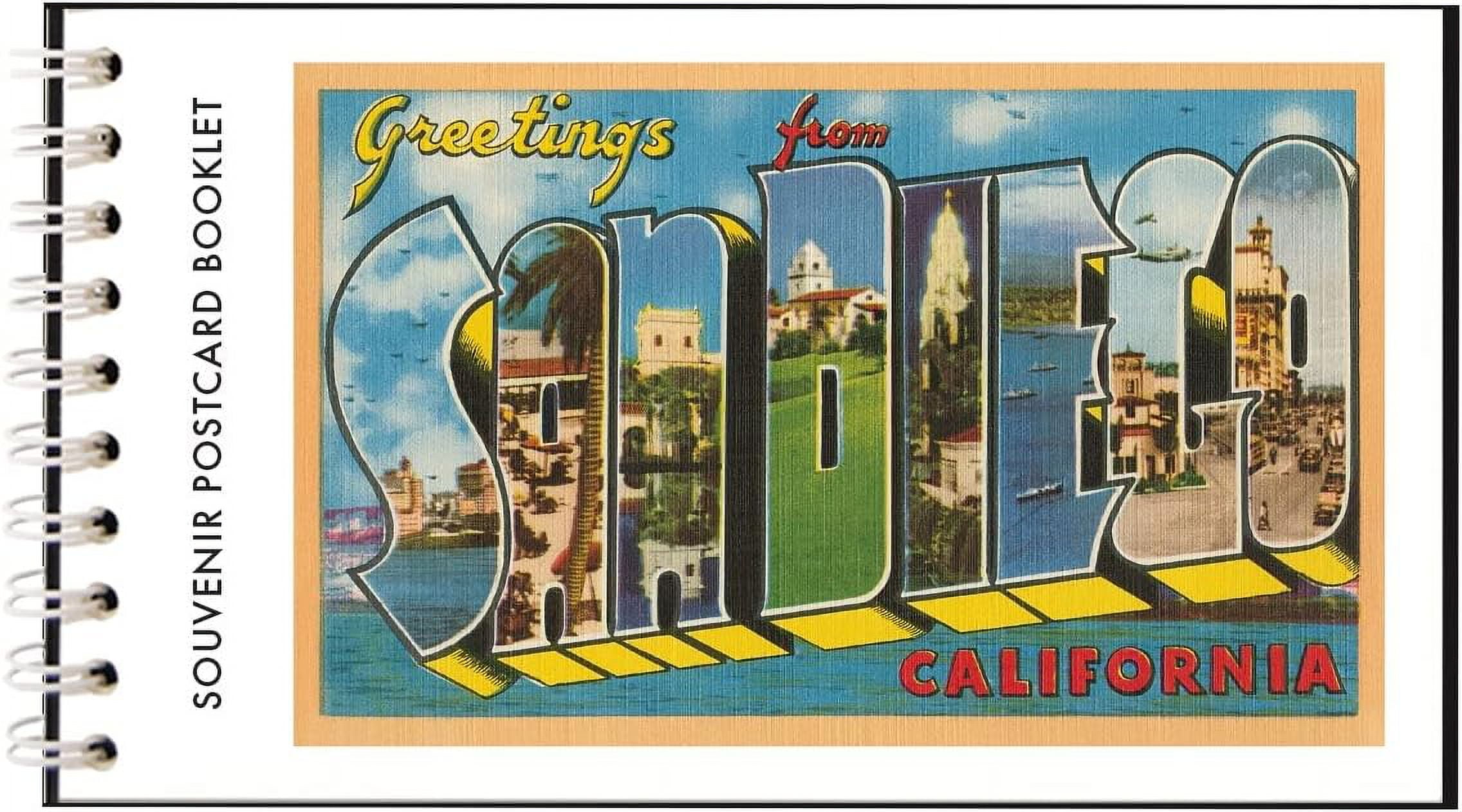 SAN DIEGO Postcard Booklet - Walmart.com