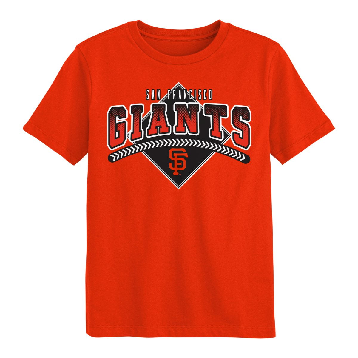 SAN FRANCISCO GIANTS Boys Altrnt Color Cotton Crew Short Sleeve Tee ...