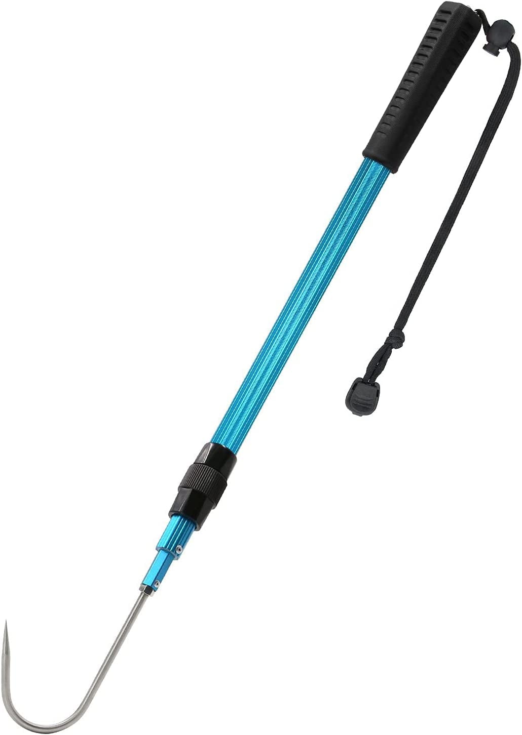 SANLIKE Telescopic Fish Gaff - Stainless Steel Spear Hook, Soft Handle ...