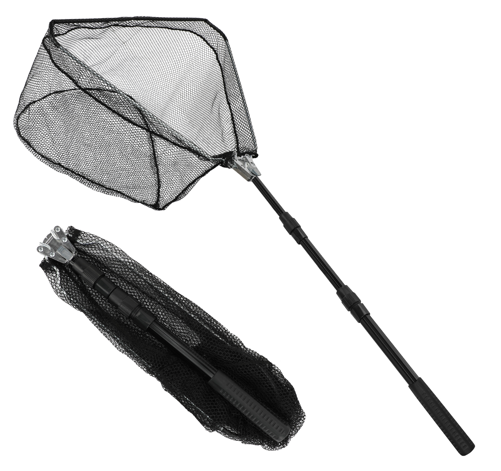 8-Inch Fishing Net – Lightweight Aluminum, Steel and Nylon Bait Net for ...