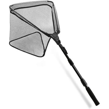 NEWEEN Fishing Net Fish Landing Nets Collapsible Telescopic Sturdy Pole ...