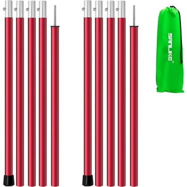 "Viaky Adjustable Telescopic Tent Poles, Aluminum, 38""-93"", Set of 2 ...