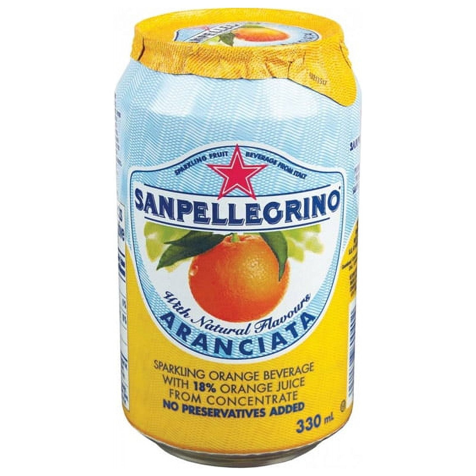 SAN PELLEGRINO - ARANCIATA CANS 6x330ML - Walmart.com