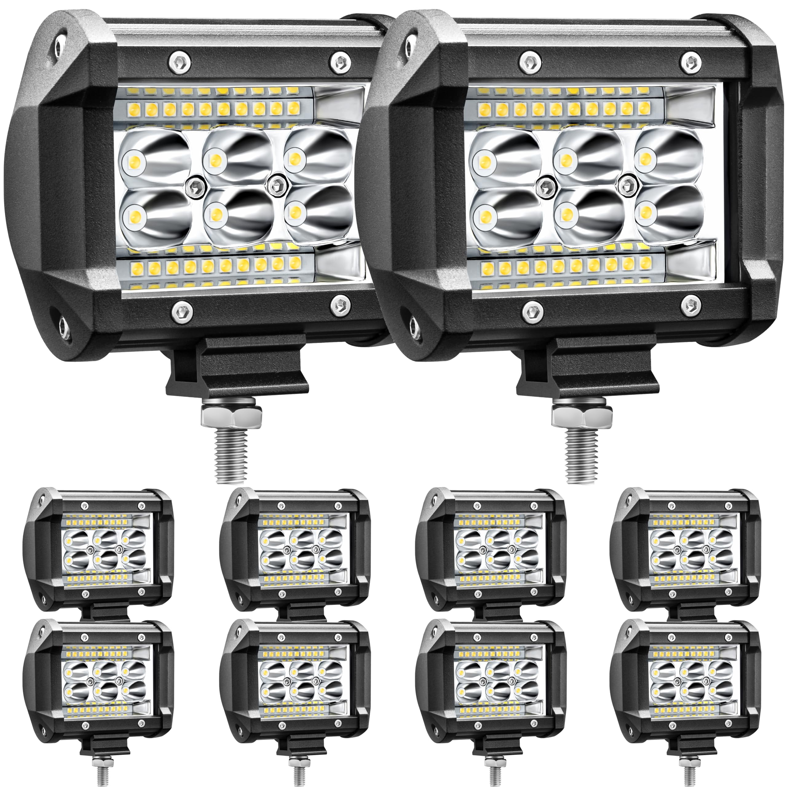 SAN YOUNG LED Pod SSF20 Lights 4 Inch 78W 7000lm LED Truck Work Light ...