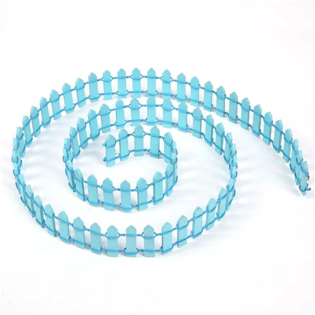 SANAG Miniature Garden Fence Mini Wooden Fence Succulents Potted Flower ...