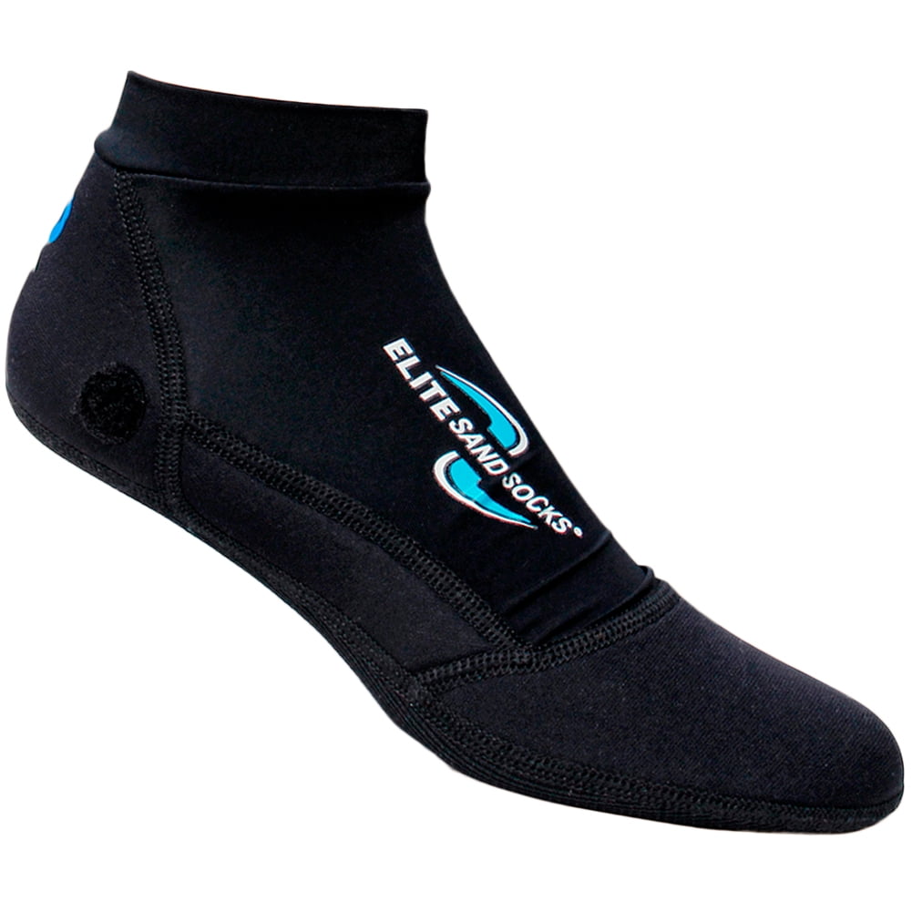 SAND SOCKS Adult Unisex Elite Black Sand Socks, Size: XXS (E-XXSB ...