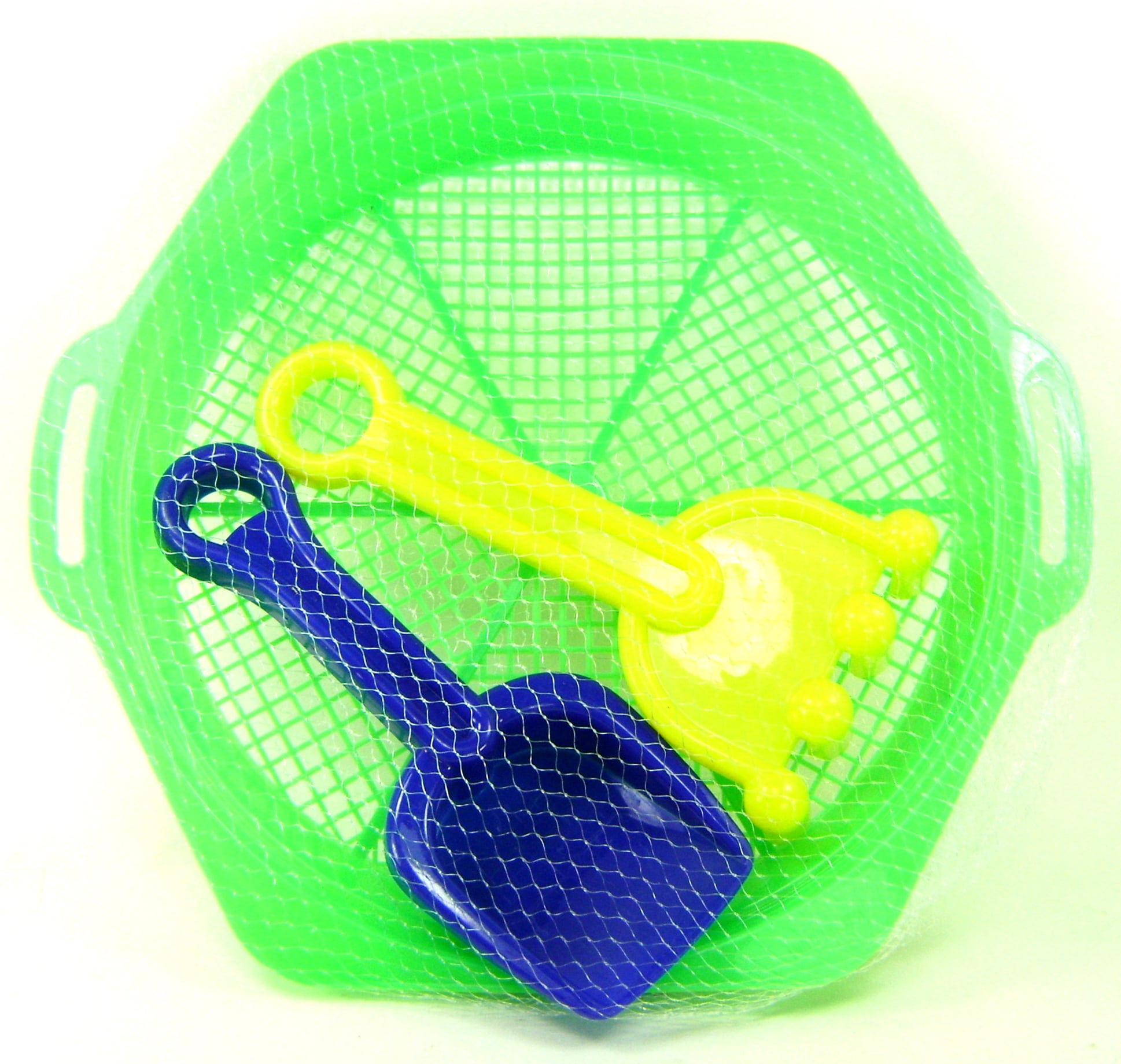 SAND TOYS SIFTER SHOVEL RAKE Set Of 3 Beach Sandbox Summer Fun Outdoors ...