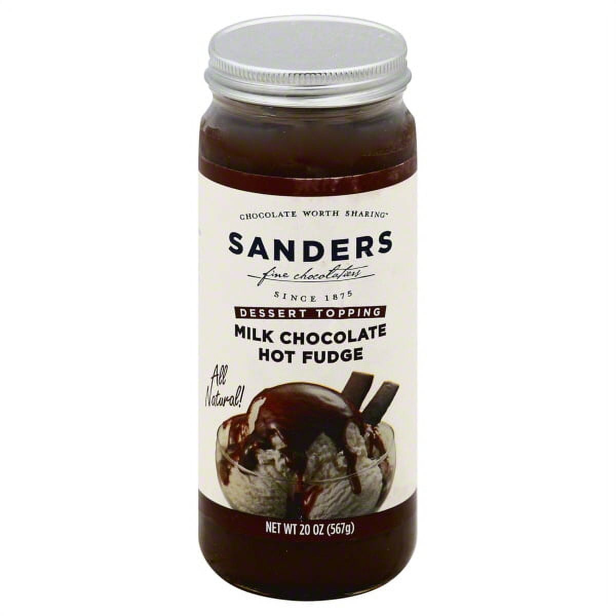 Sanders Hot Fudge (Sanders Milk Chocolate Hot Fudge Dessert Topping, 20 ...