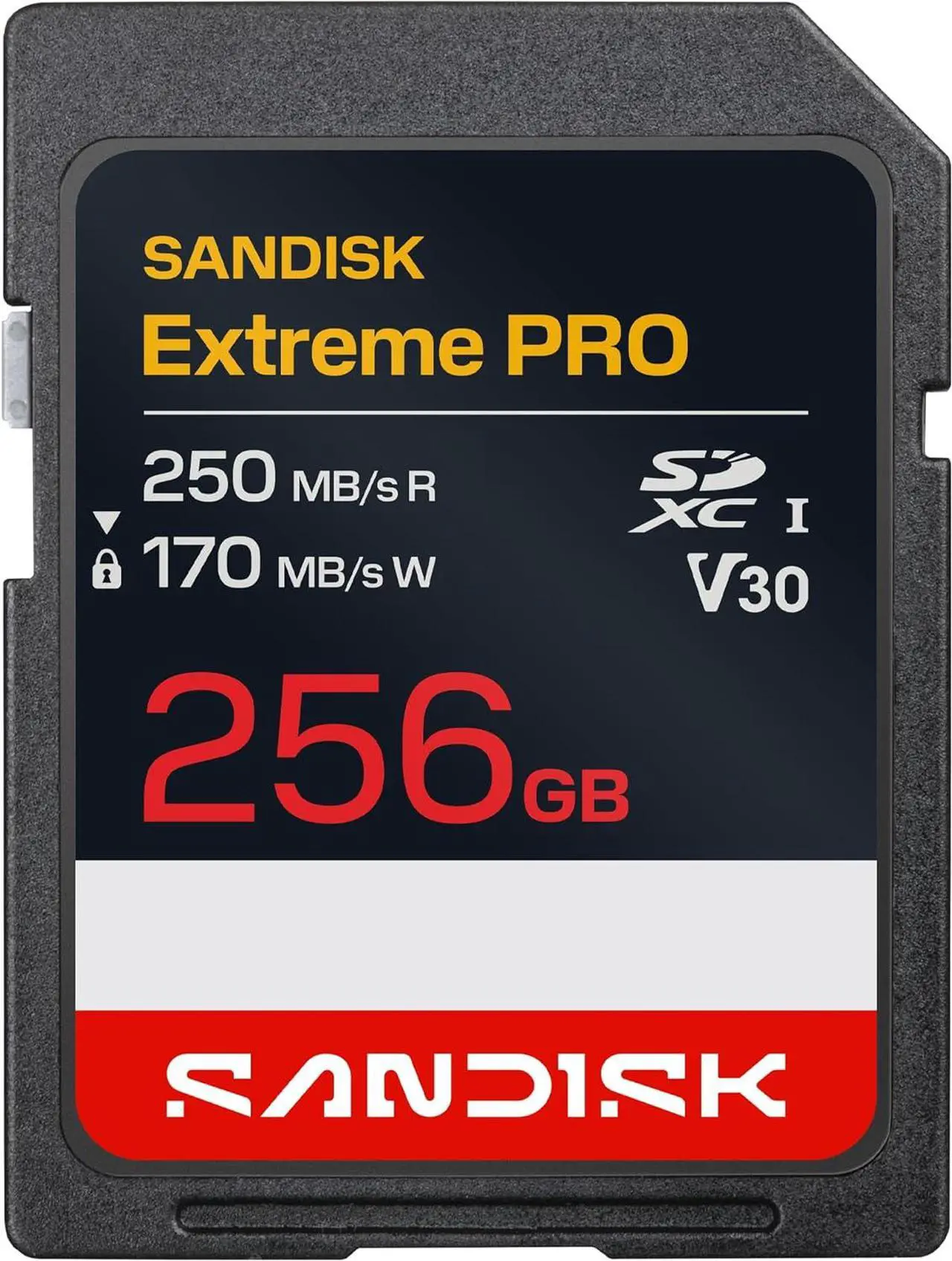 SANDISK 256GB Extreme PRO SD UHS-I Card - Up to 250MB/s Read Speed and ...