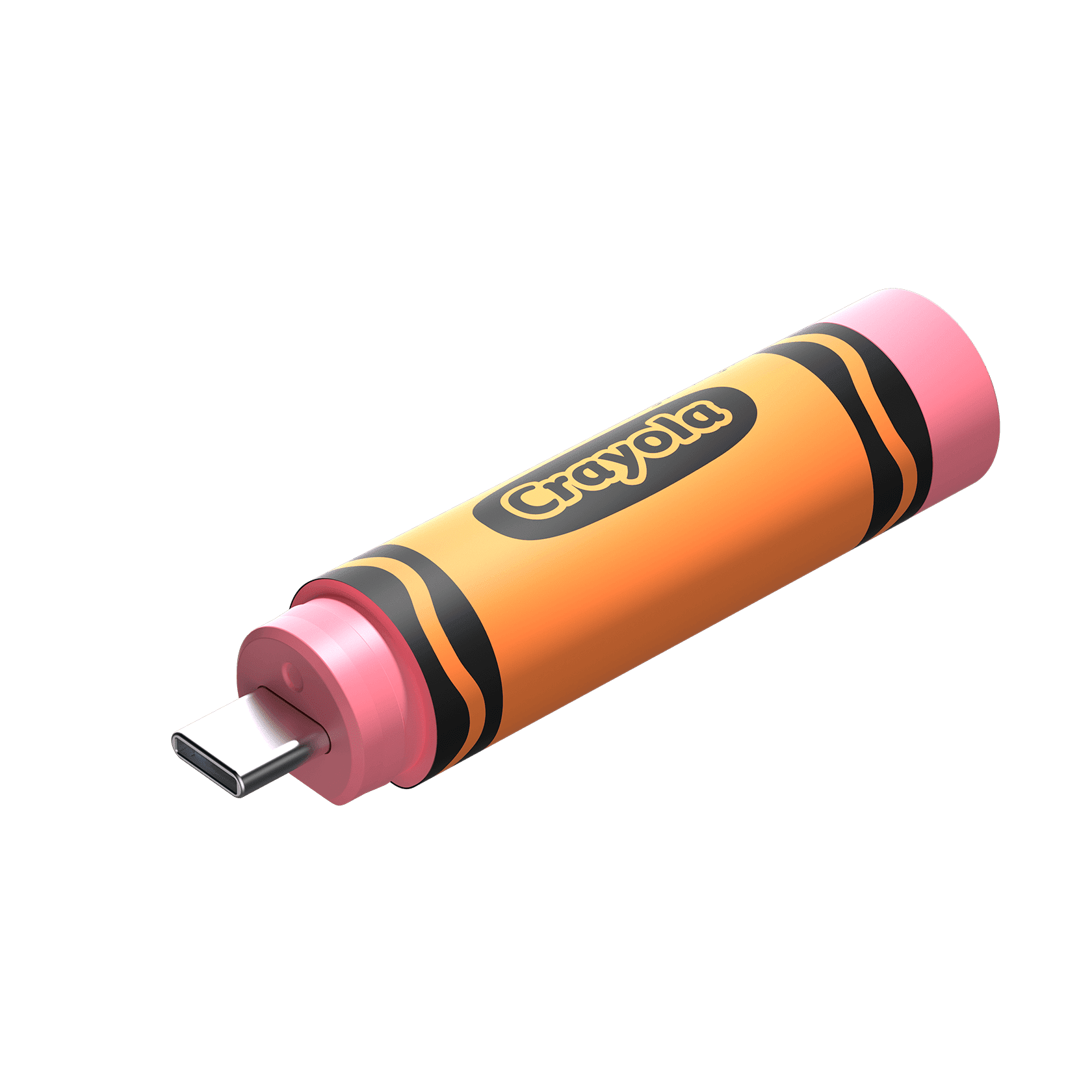 SANDISK 256GB Crayola USB-C Flash Drive, Mango Tango - SDCZIC-256G-G46O ...