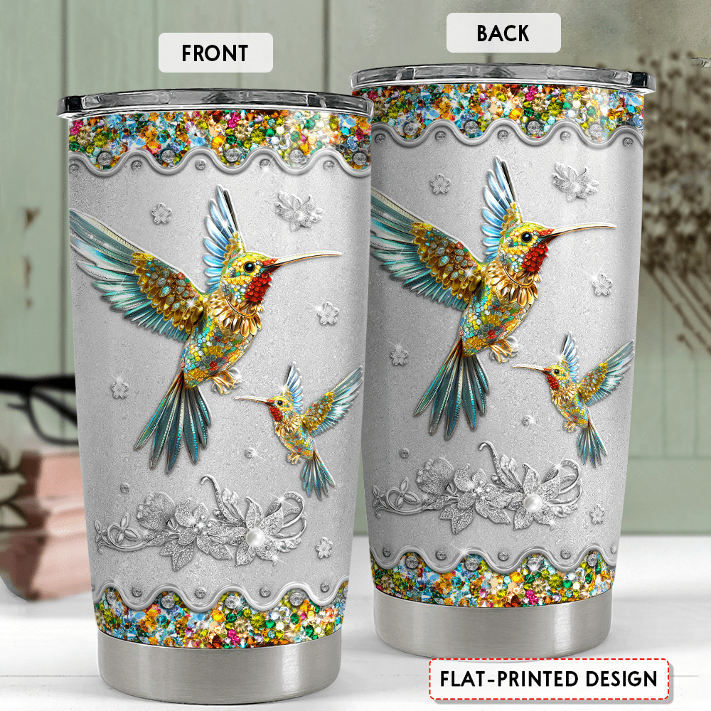 SANDJEST Hummingbird Gifts for Women Hummingbirds Tumbler 20oz Jewelry ...
