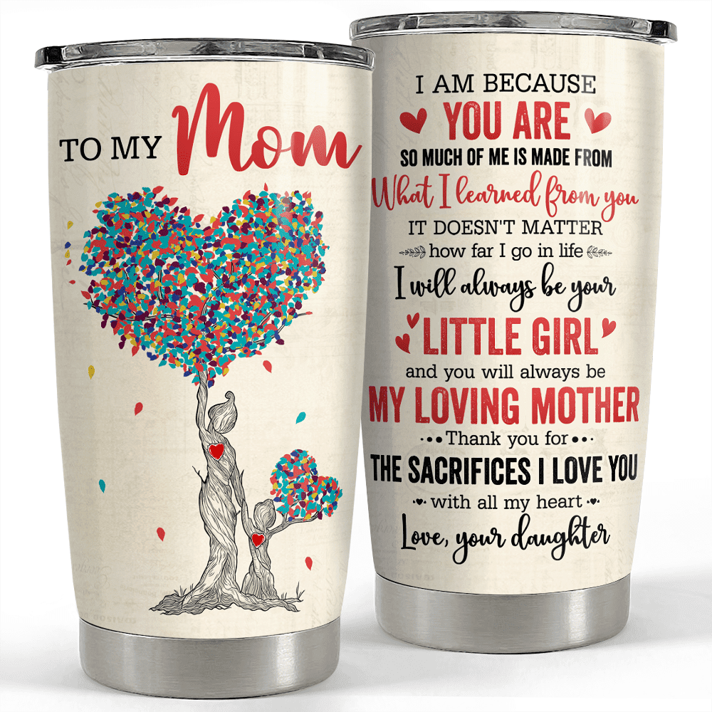 SANDJEST Mom Tumbler 20oz Stainless Steel Insulated Tumblers Coffee ...