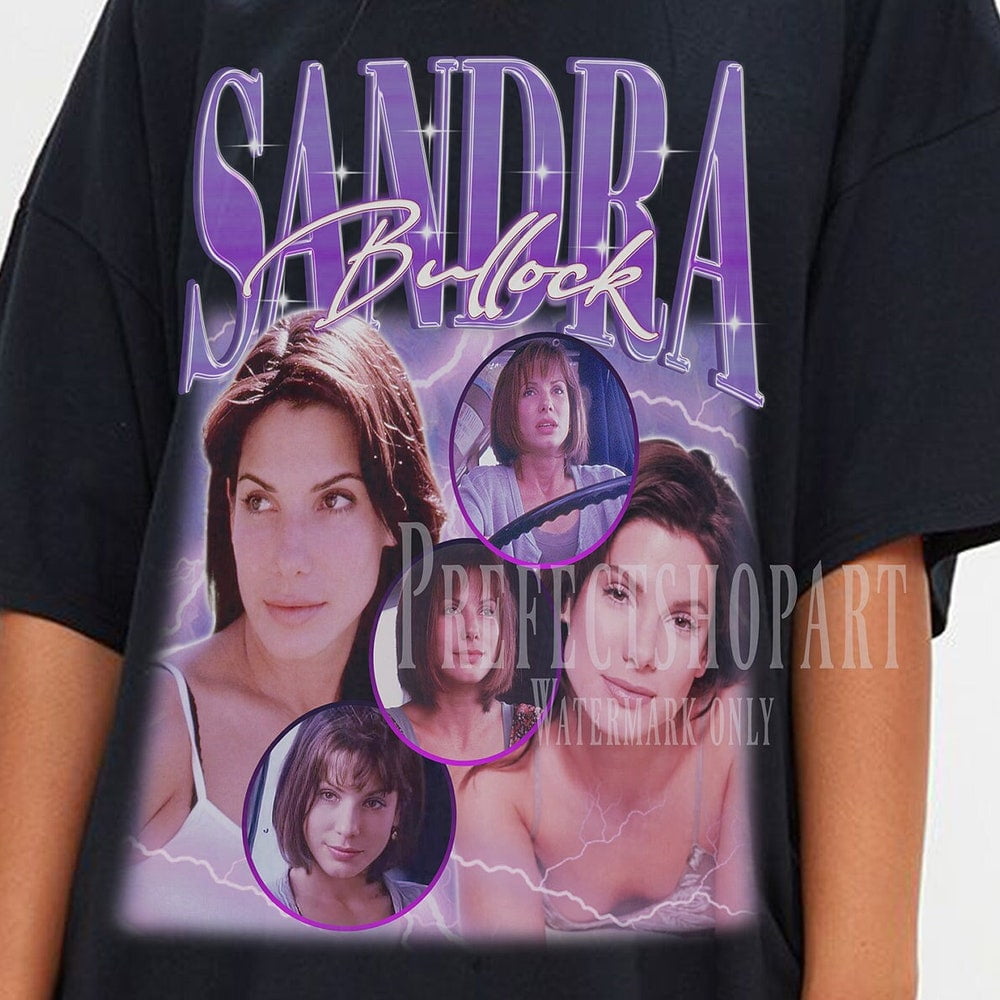 SANDRA BULLOCK Shirt, Sandra Bullock Homage Tshirt, Sandra Bullock Fan ...