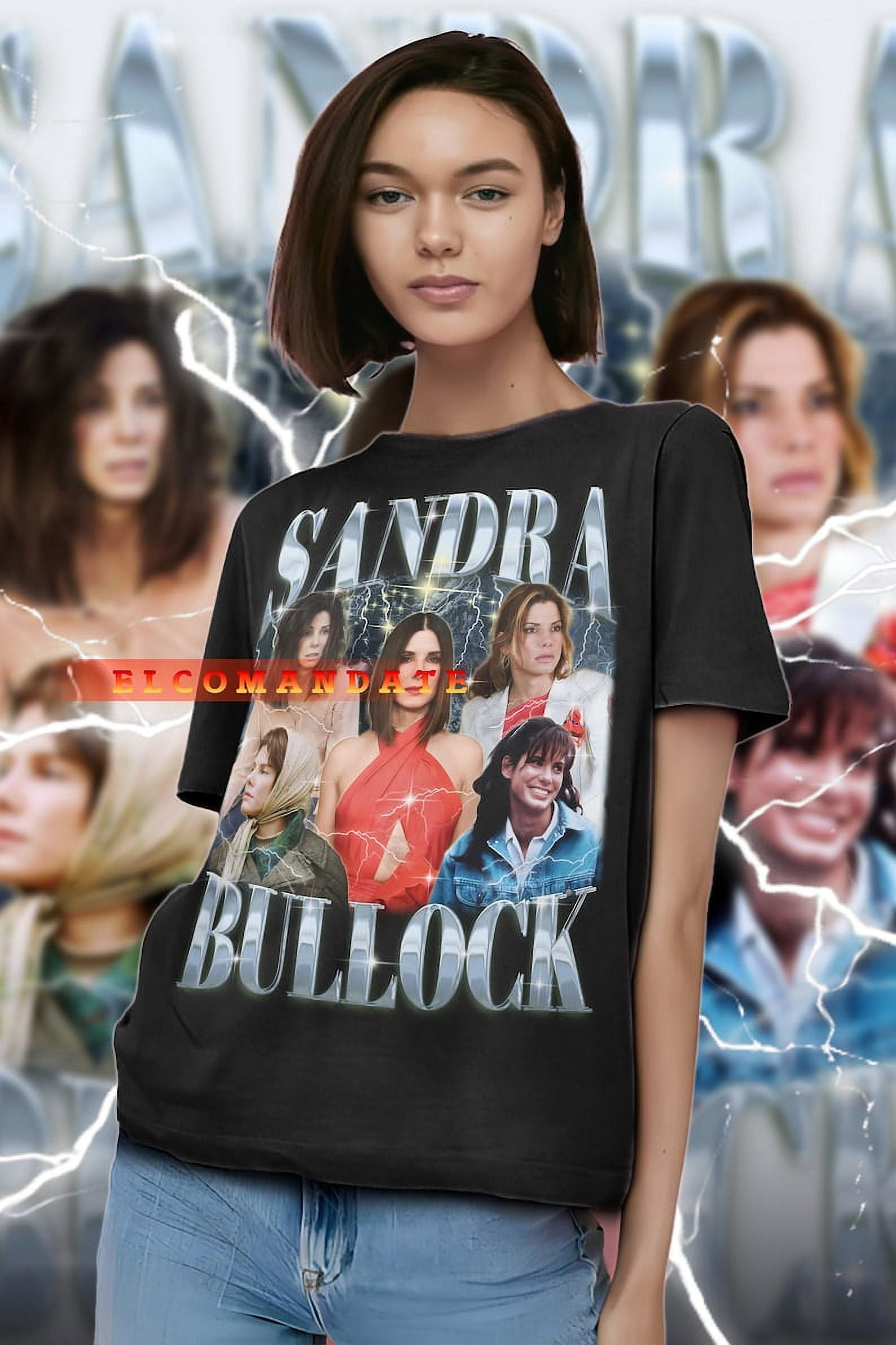 SANDRA BULLOCK Vintage Shirt, Sandra Bullock Homage Tshirt, Sandra ...