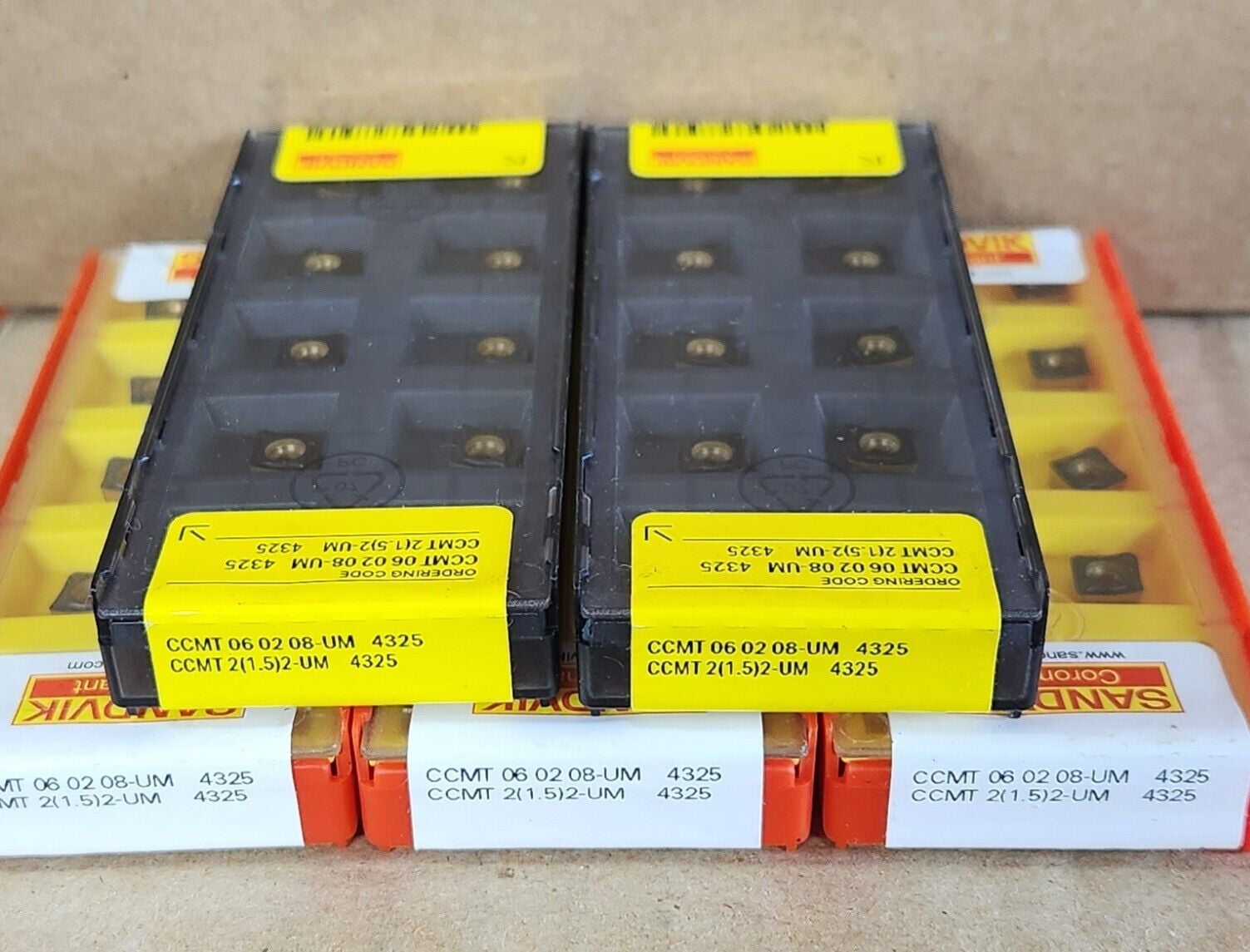 SANDVIK CCMT 2(1.5)2-UM 4325 Carbide Insert 10 pcs - Walmart.com