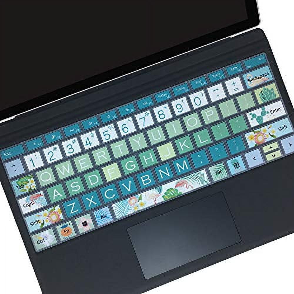 SANFORIN Keyboard Cover Skin for Microsoft Surface Pro 7 2019/Surface ...