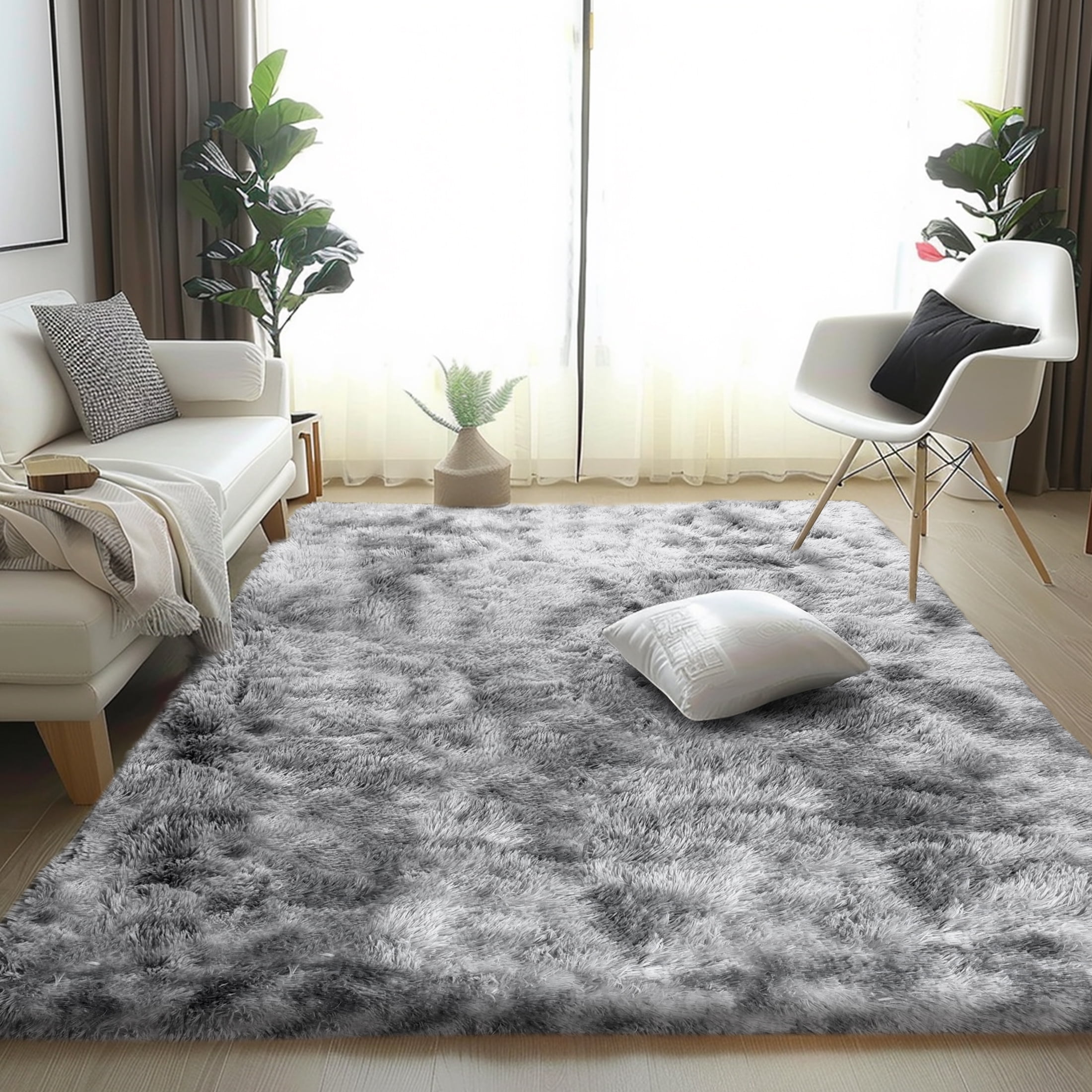 GLORY RUGS Area Rug Modern Soft Hand Carved Contemporary Floor Carpet ...