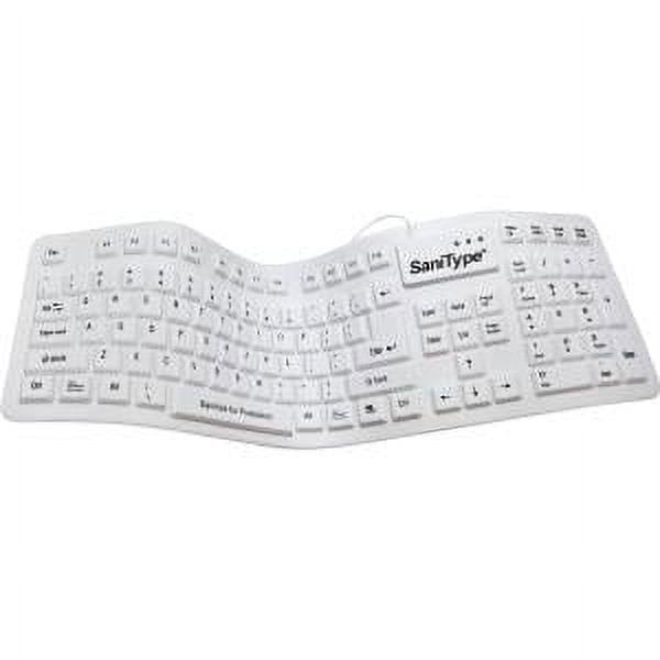SANITYPE HYGIENIC USB KEYBOARD WASHABLE SOFT-TOUCH-COMFORT USB WHT ...