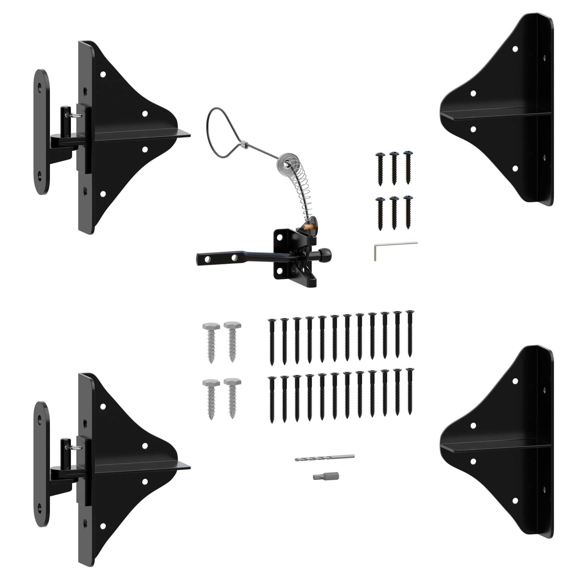 SANKINS Anti Sag Gate Frame Kit Hardware, 90 Degree Right Angle Gate ...